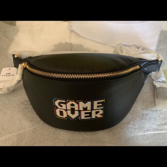 Coach | Bags | Coach X Pacman Game Over Fanny Pack | Poshmark